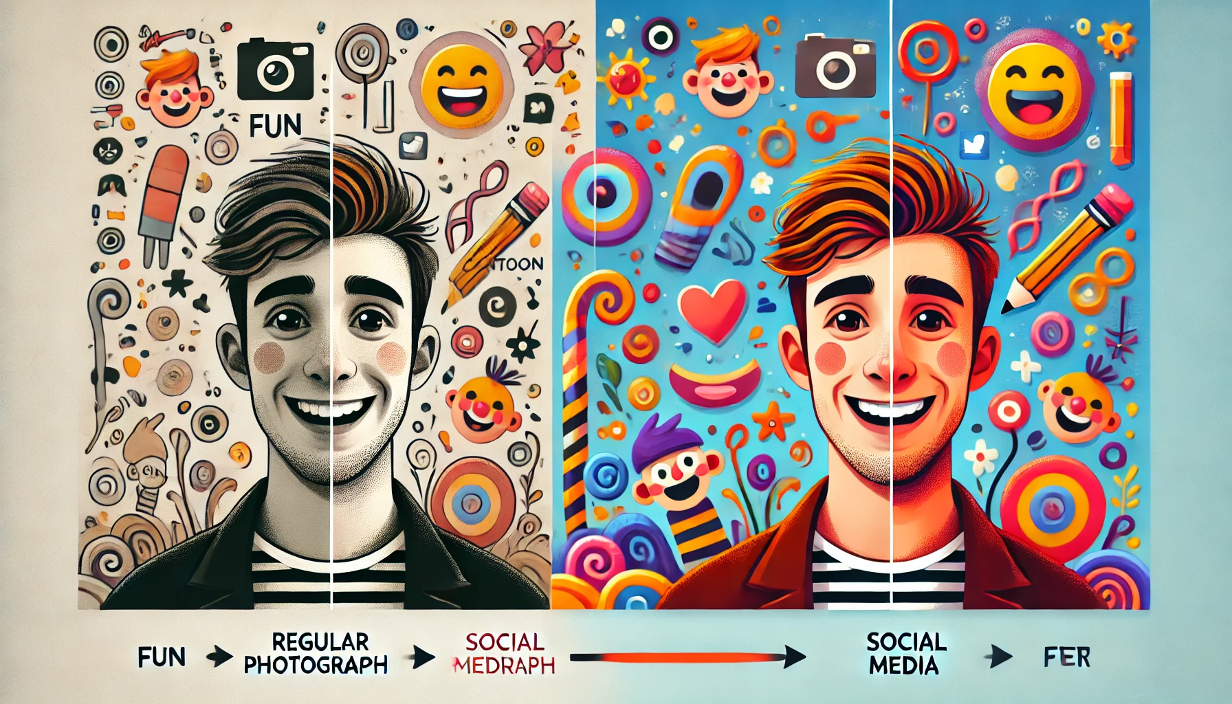 Reasons why turning an image into a cartoon is so popular