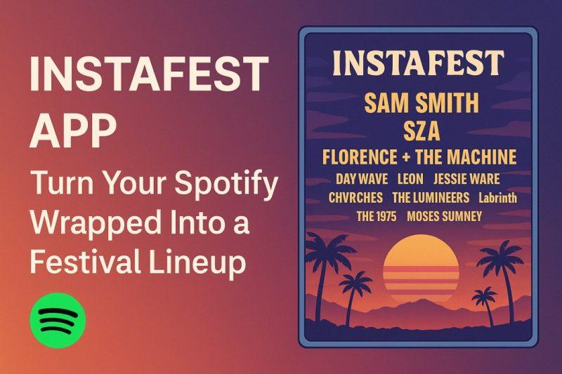 Instafest: Create Your Dream Festival From Spotify Playlists